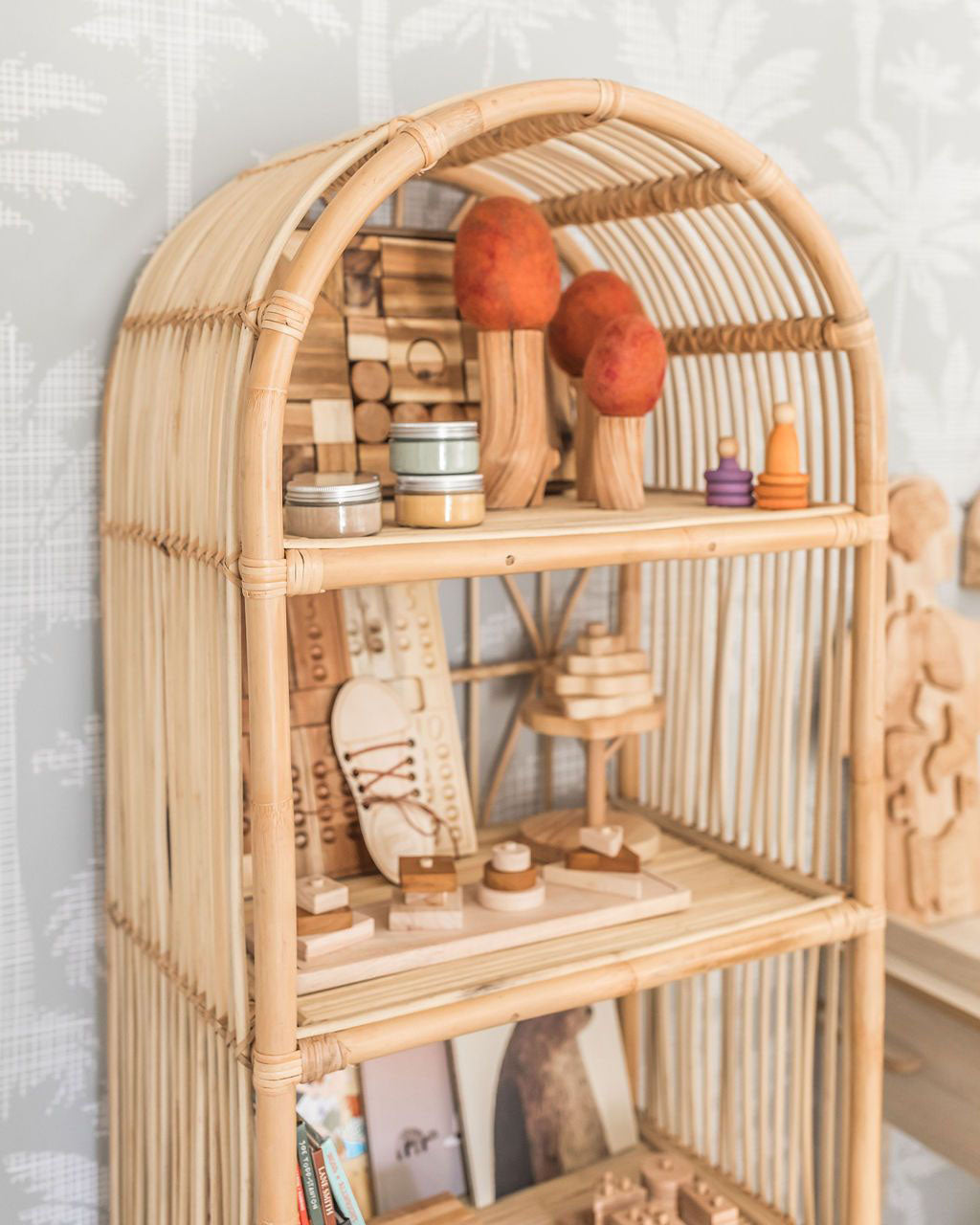 Rattan Bookshelf | Raja Homewares