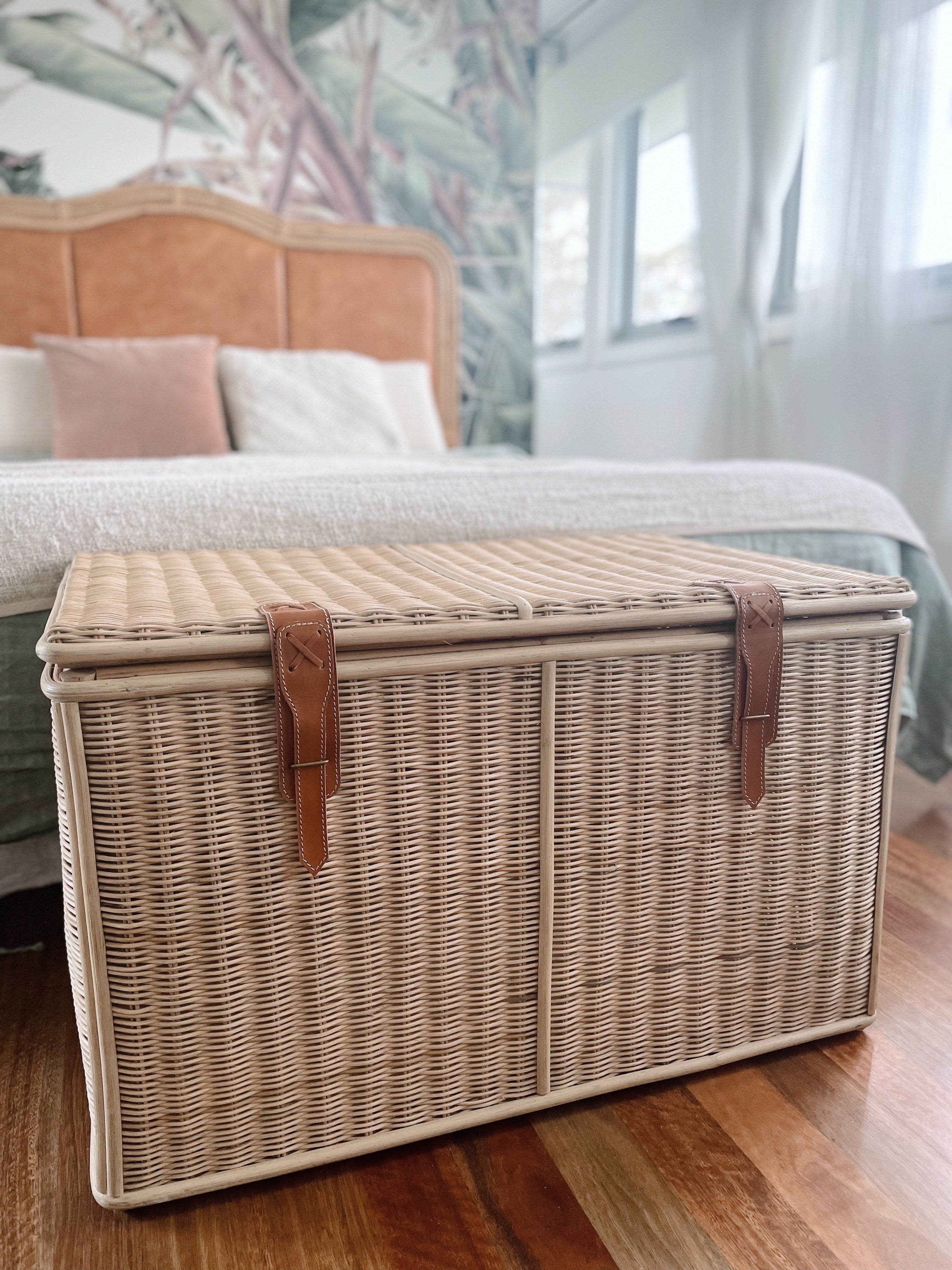 Stowaways Rattan Storage Trunk | Raja Homewares | Wicker Weaving with